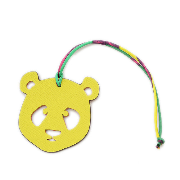 Hermes | Jewelry | Hermes Petite H Panda Leather Yellowrouge | Poshmark